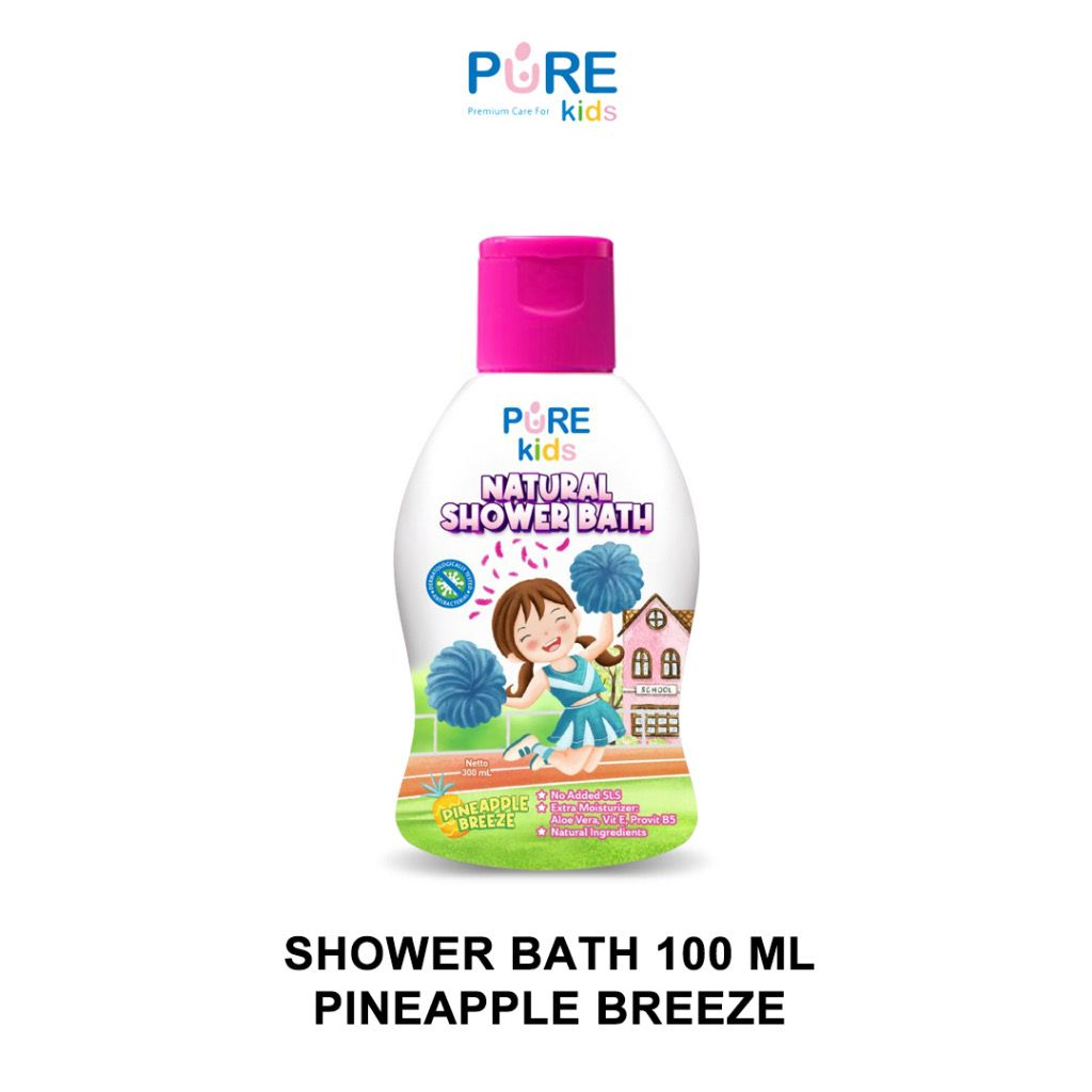Jual PURE KIDS Natural Shower Bath Kemasan 100ml & 300ml | Sabun Mandi ...