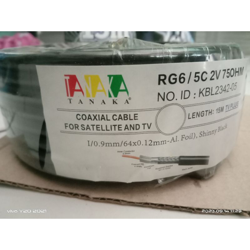 Jual Kabel antena Tanaka 15m | Shopee Indonesia