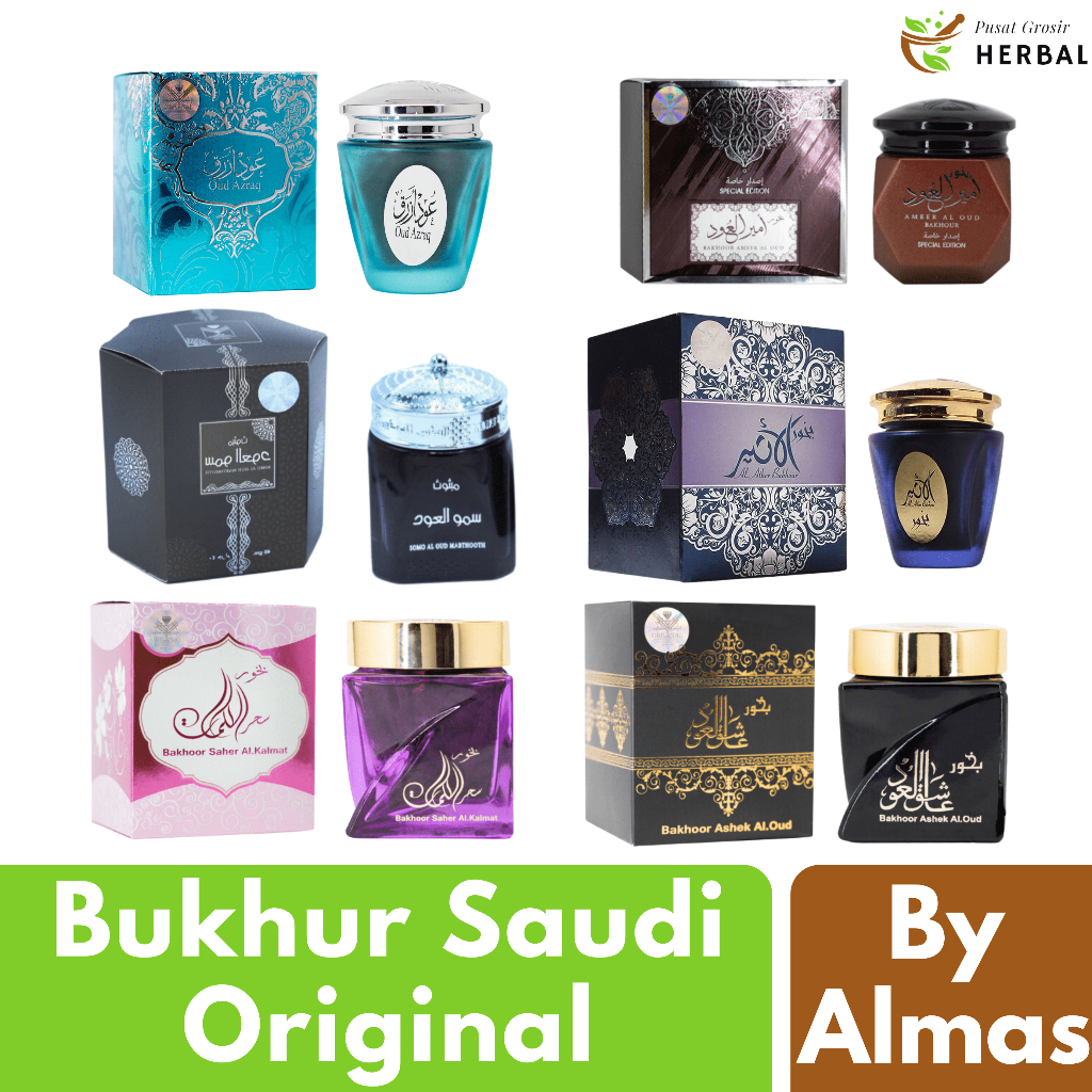 Jual Bukhur Buhur Arab Almas Bukhor Bakhoor Gaharu Wangi Asli Tahan ...