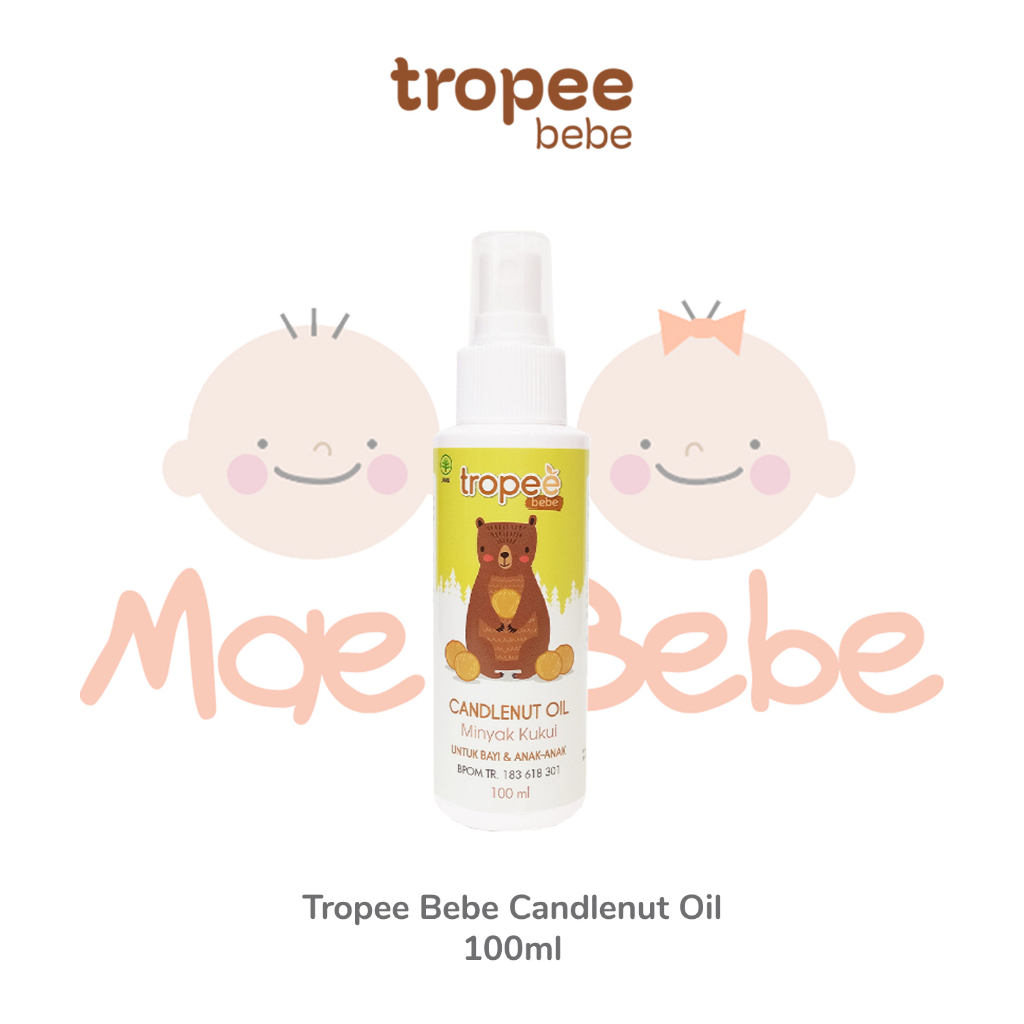 Jual Tropee Bebe Candlenut Oil Minyak Kemiri Perawatan Rambut Bayi 100ml | Shopee Indonesia