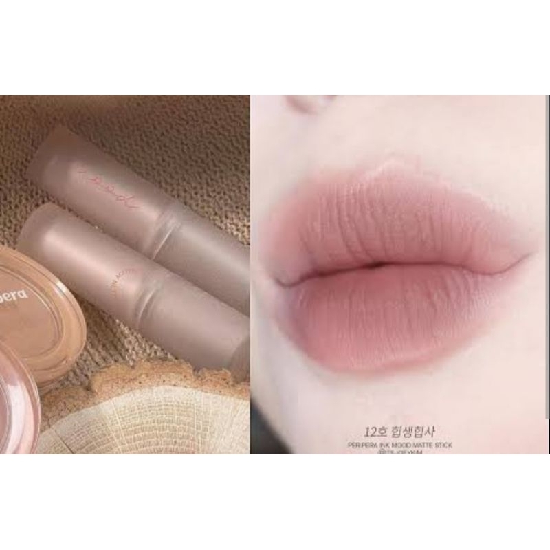 Jual Peripera Ink Mood Matte Stick 12 Hip Brown (Preloved) | Shopee ...
