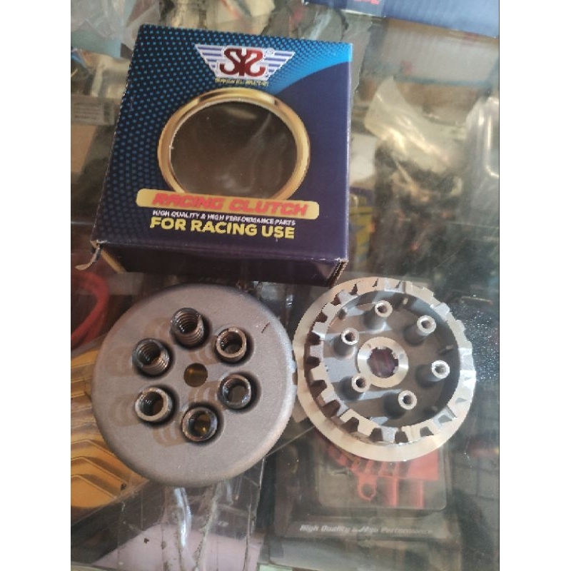 Jual rumah kampas kopling SYS RACING MALAYSIA kaki 6 per pir yamaha jupiter z 110 cc vega r new ...