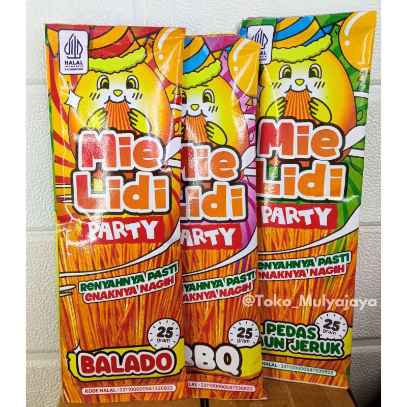Jual MIE LIDI PARTY | MIE LIDI | SNACK VIRAL | SNACK KEKINIAN | MIE ...
