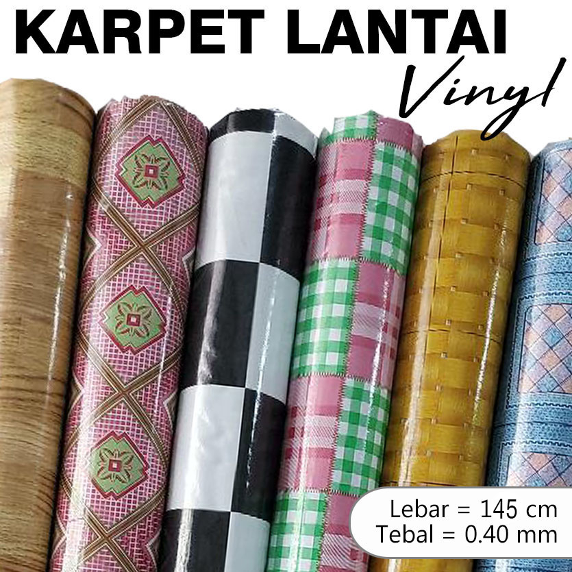 Jual Karpet Lantai/Meja Plastik/Vinyl Lebar 150cm x Panjang per 50cm ...
