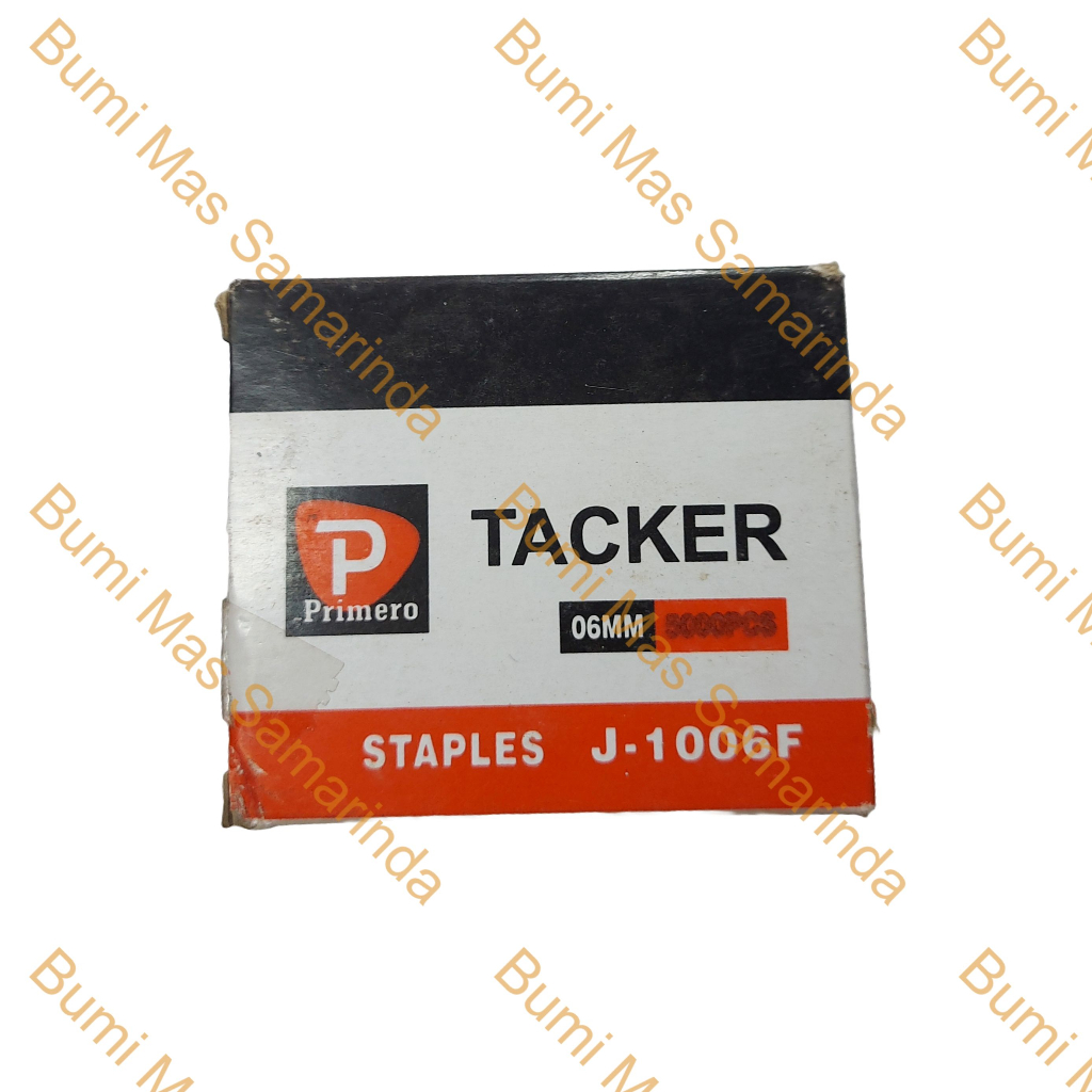 Jual PRIMERO REFILL ISI ULANG PAKU MATA STAPLES TEMBAK 6MM J-1006F 5000 ...
