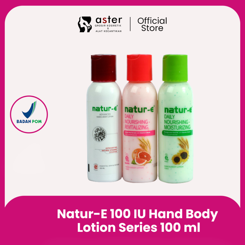 Jual Aster Kosmetik - Natur-E 100 IU Hand Body Lotion Series 100 ml ...