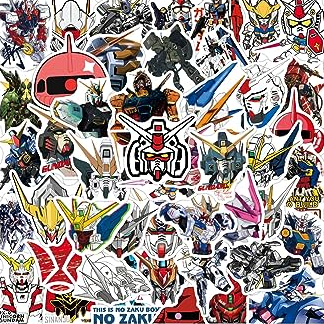 Jual (30 PCS) Sticker Anime/ Sticker Gundam Glossy/ Gunpla Sticker Pack ...