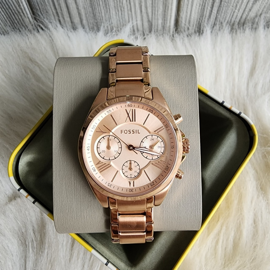Jual jam tangan branded BQ3036 Modern Courier Midsize Chronograph Rose ...