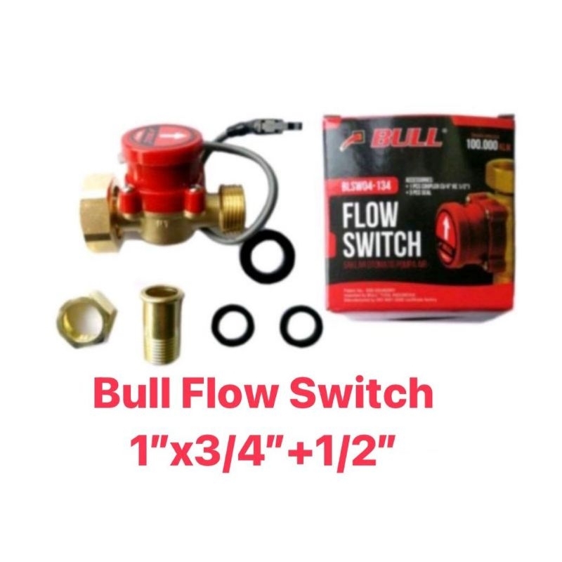 Jual BULL flow switch 1" x 3/4 x 1/2 otomatis pompa air pendorong ...