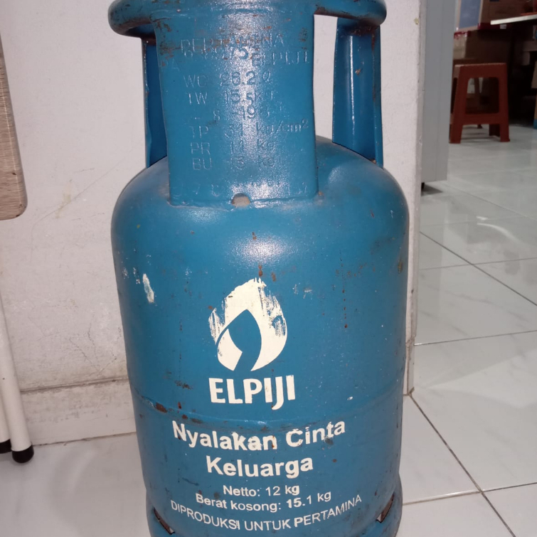 Jual TABUNG GAS 12 KG ELPIJI BIRU KOSONG Grab Gojek Only | Shopee Indonesia