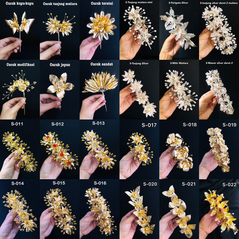 Jual SEMANGGI EMAS / BUNGA EMAS AKSESORIS | Shopee Indonesia