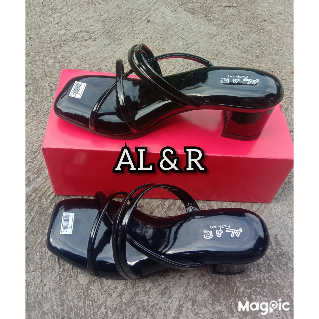 Jual sendal wanita kekinian keren terbaru tinggi 5 cm bisa cod sndal ...