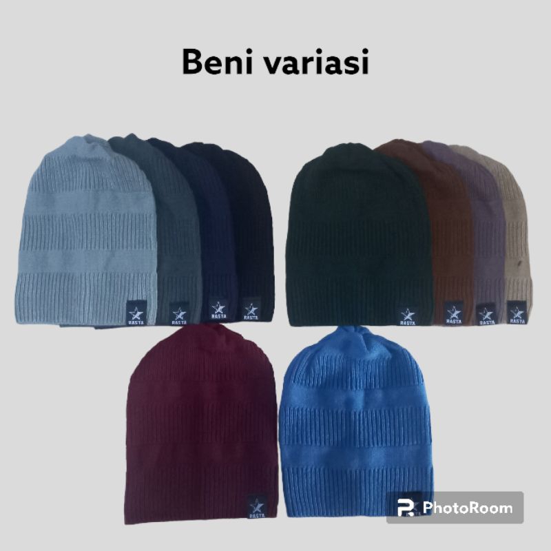Jual KUPLUK RAJUT VARIASI POLOS DEWASA DAN ANAK | Shopee Indonesia