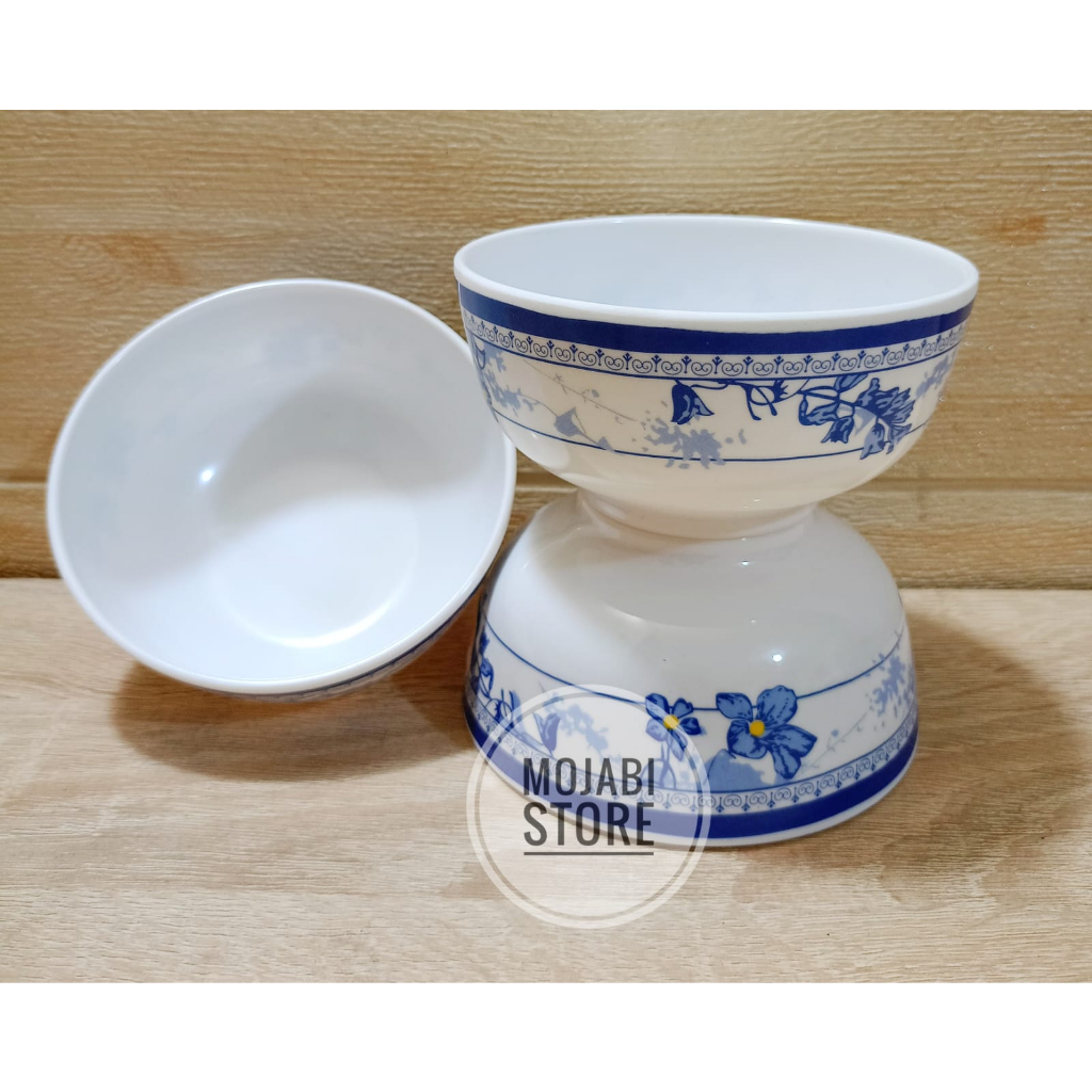 Jual 6pcs Mangkok Kecil Melamin 3.5 Inch - Mangkok Motif Bunga ...