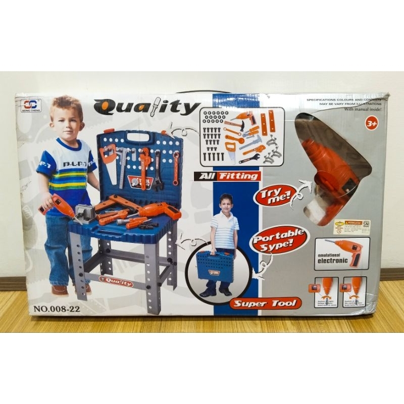 Jual 𝙋𝙏 𝙏𝙊𝙔𝙎 - Mainan Alat Tukang Box Lengkap / Tool Set / Mainan ...
