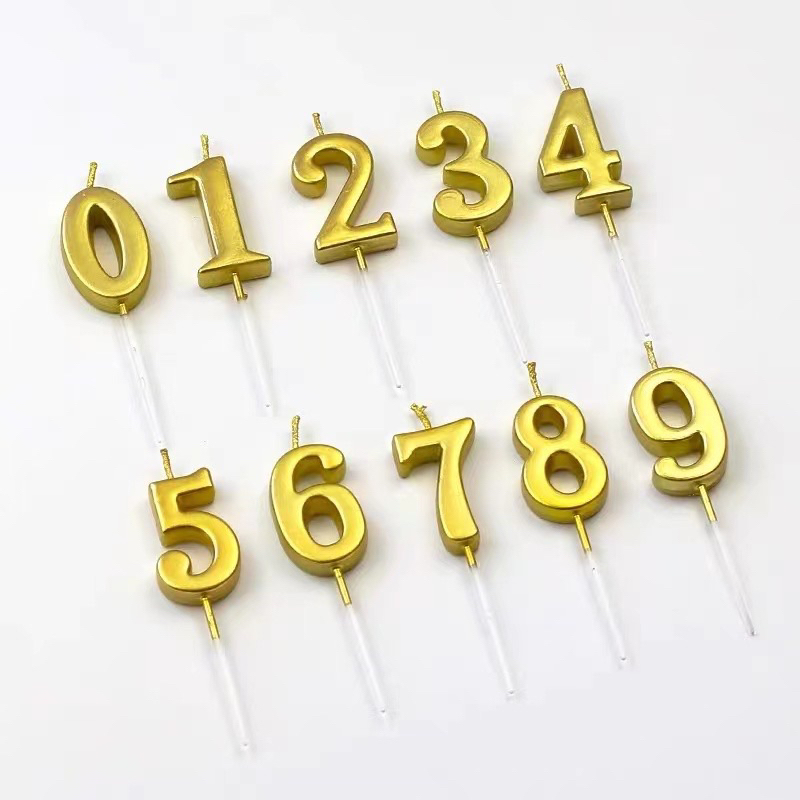 Jual Lilin Angka Metalik / Lilin Ultah Angka / Lilin Ulang Tahun Angka ...