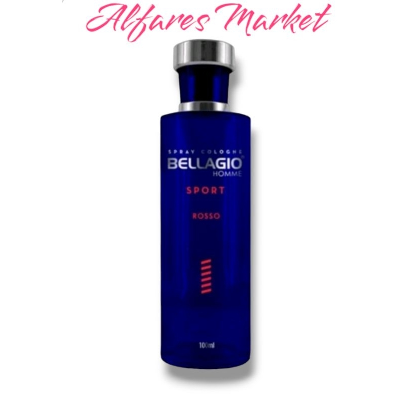 Jual Bellagio Homme Spray Cologne Sport Rosso 100ml | Shopee Indonesia