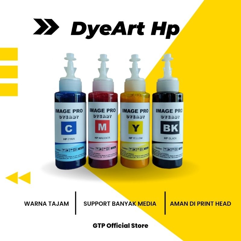 Jual Tinta Image Pro DyeArt for HP (Office Jet/ Page Wide) | Shopee ...