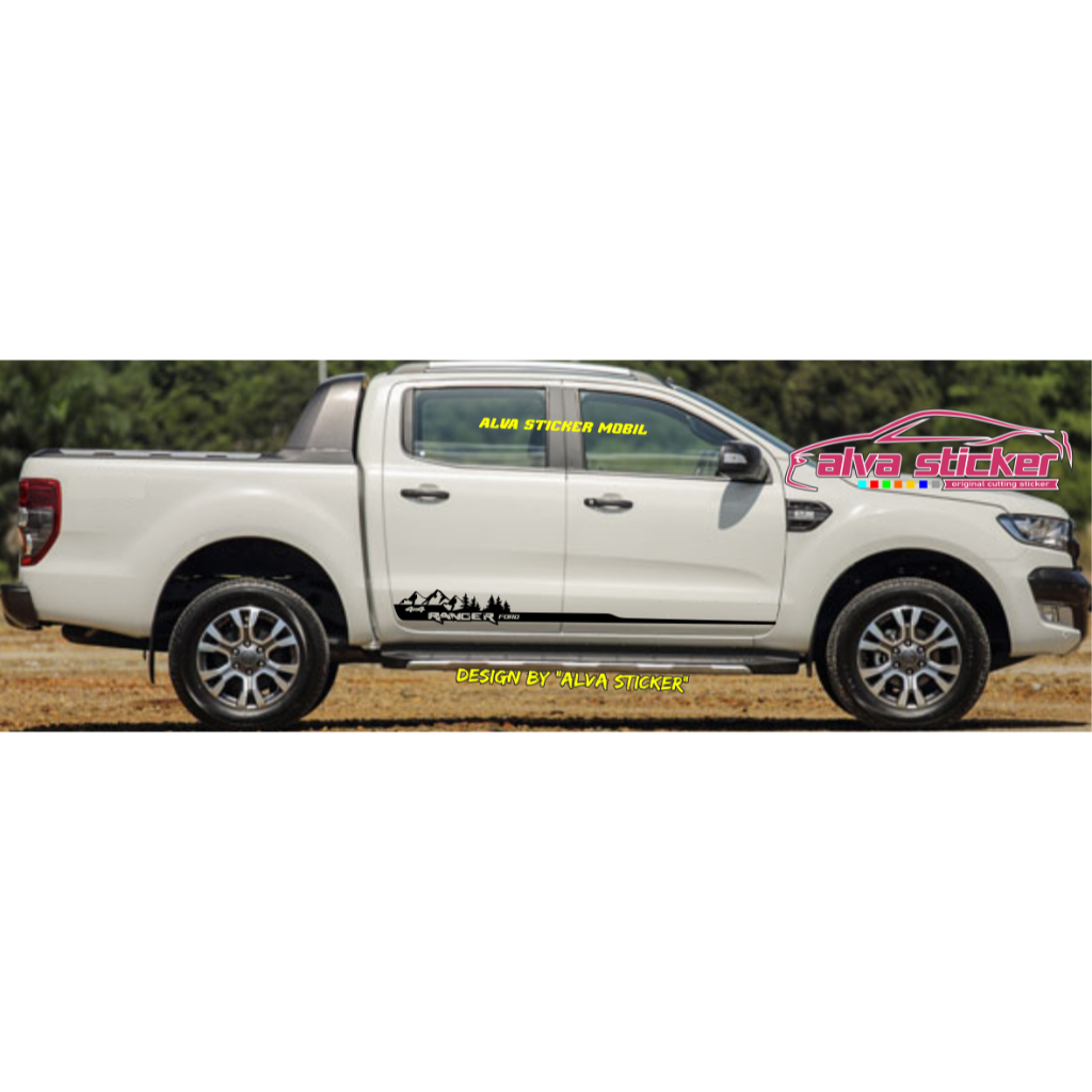 Jual new design sticker ranger stiker ford ranger list cutting stiker ...