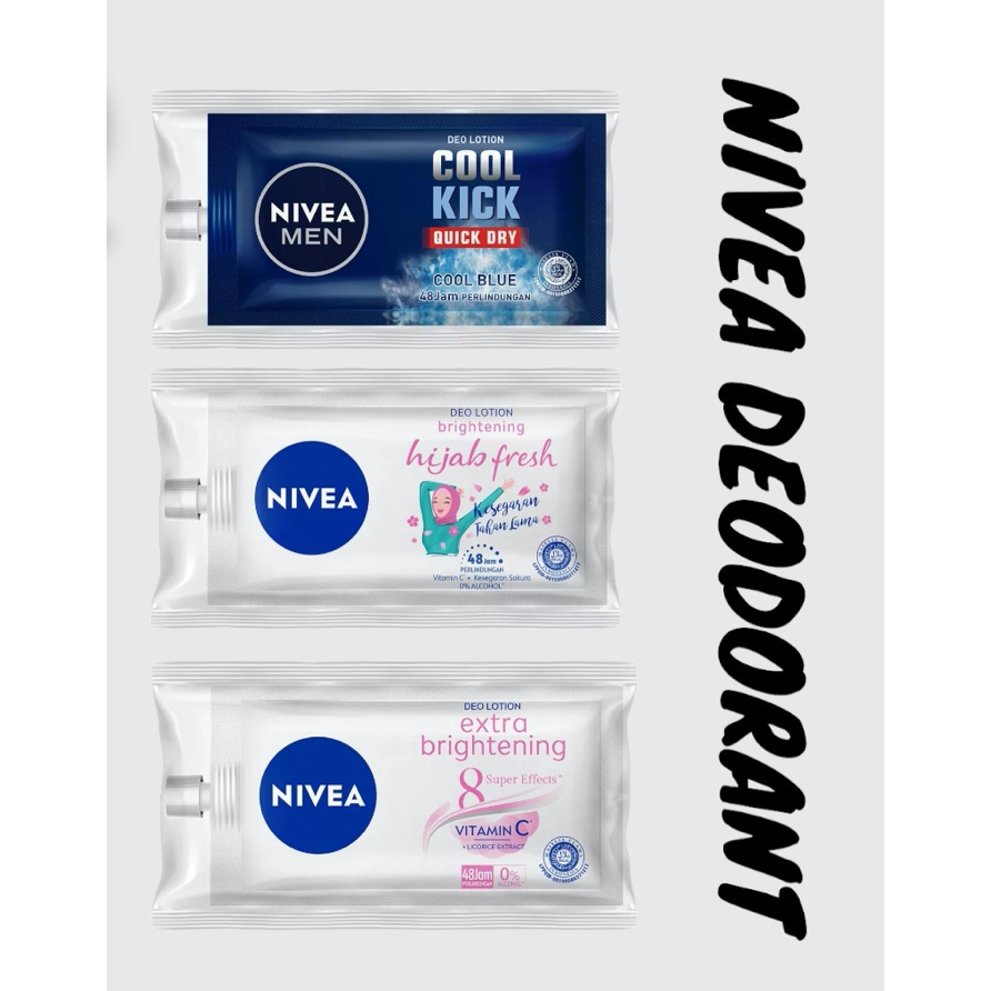 Jual Nivea Deodorant Lotion Sachet 9ml | Shopee Indonesia