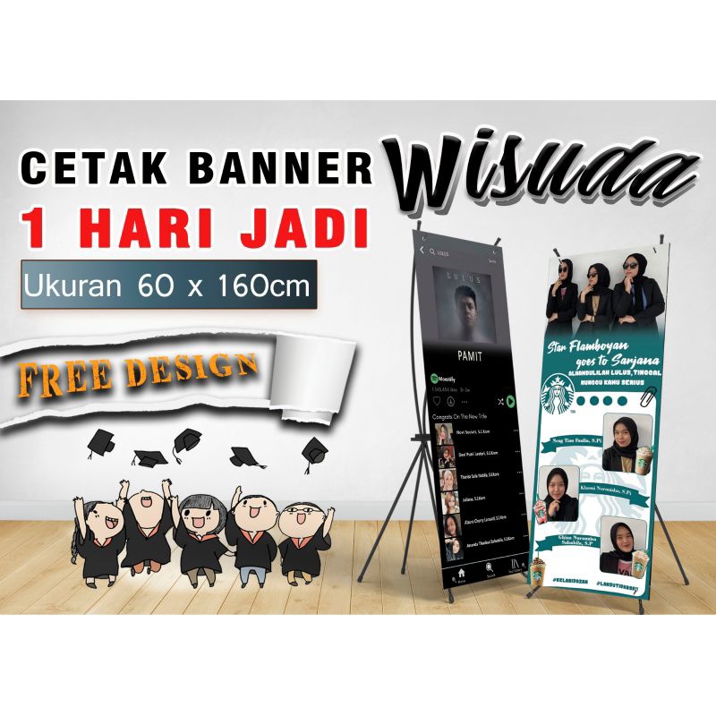 Jual X Banner Wisuda Baner Wedding Baner Banner Ulang Tahun | Shopee ...