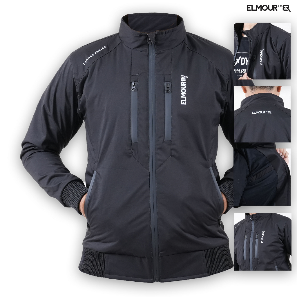 Jual Elmour Jaket Motor Windproof Torque Series Softshell Tahan Air Dan ...