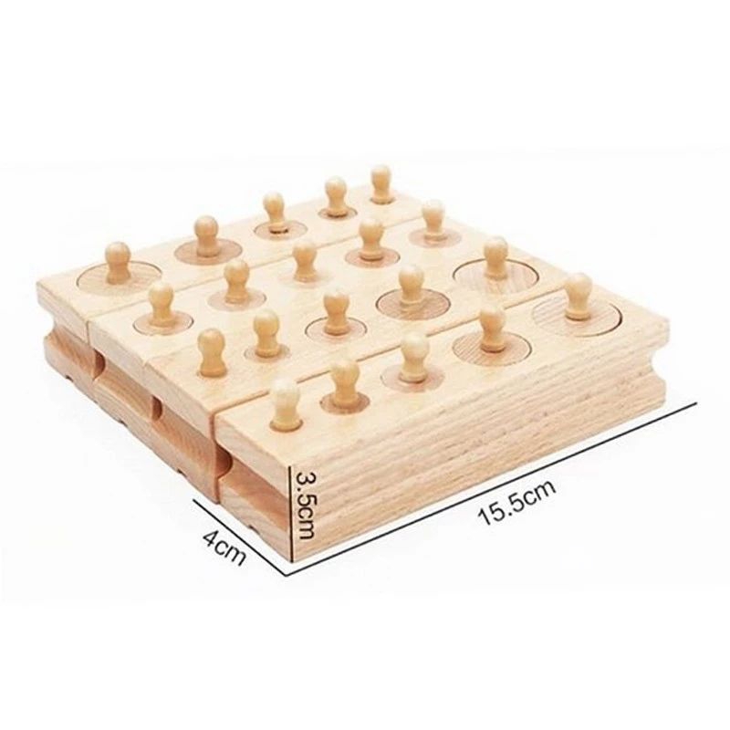 Jual knobbed cylinder montessori | Shopee Indonesia