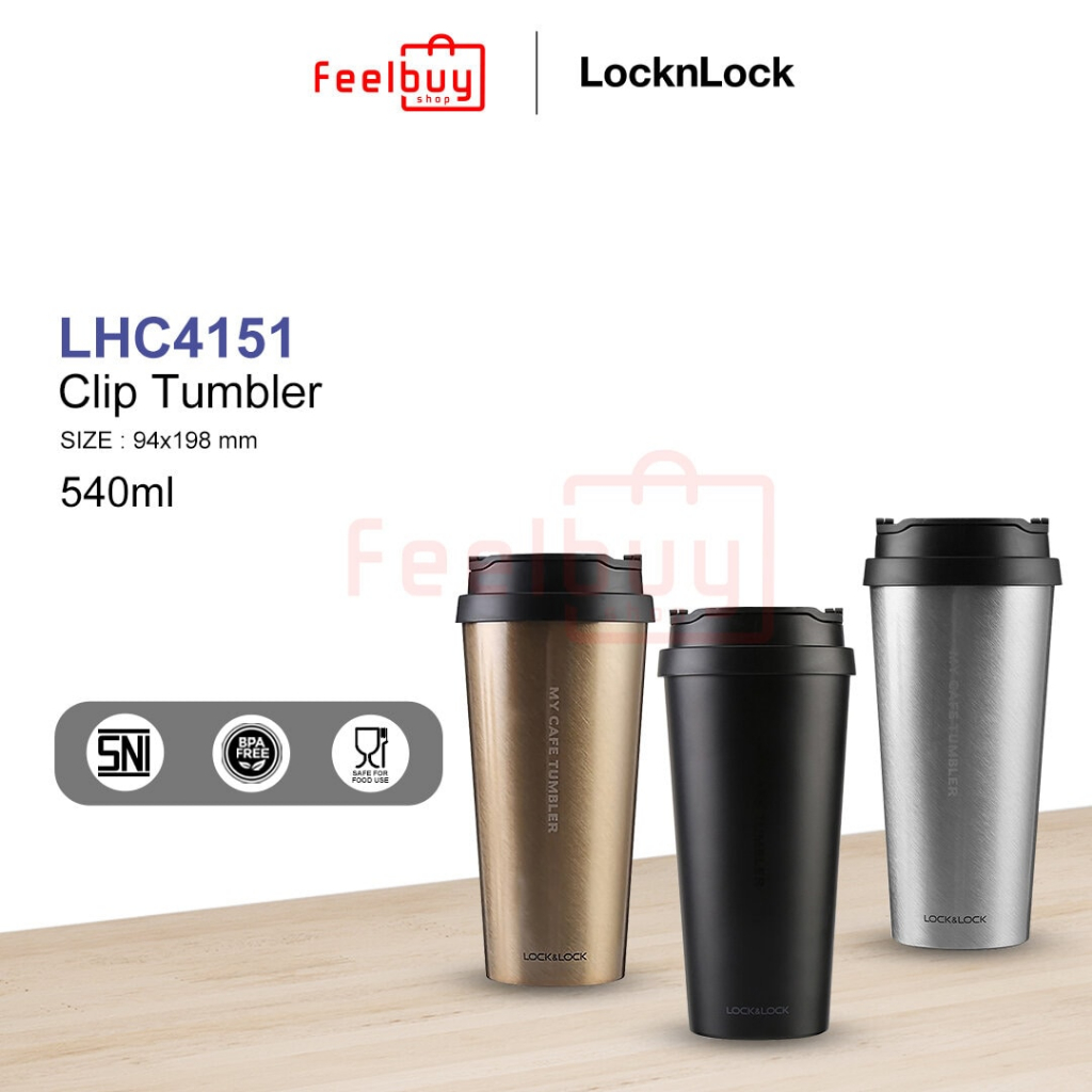 Jual LocknLock Tumbler Clip Vacuum Tumblr 540ml LHC4151 | Shopee Indonesia