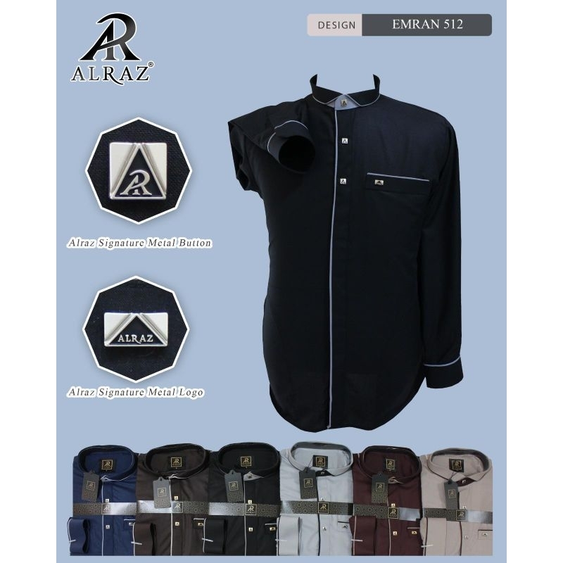 Jual Al Raz Kode : Emran Lengan Panjang Original 100% Baju Koko ...