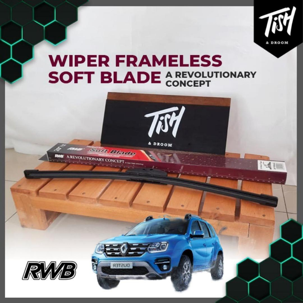 Jual WIPER Renault duster Hybrid RWB Soft Frameless 2 PCS | Shopee ...