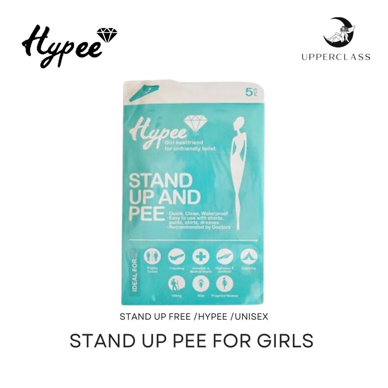 Jual Hypee Stand Up Pee for Girl | Corong Pipis Disposable & Portable ...