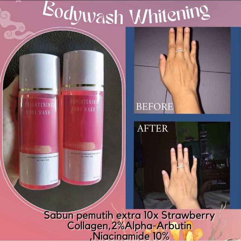 Jual Sabun Badan Whitening Brightening Bodywash | Shopee Indonesia