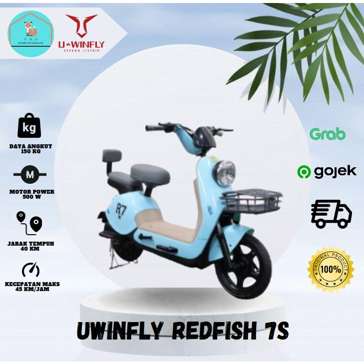 Jual Sepeda Listrik Electric Bike Uwinfly Redfish 7s R7s NFC System ...