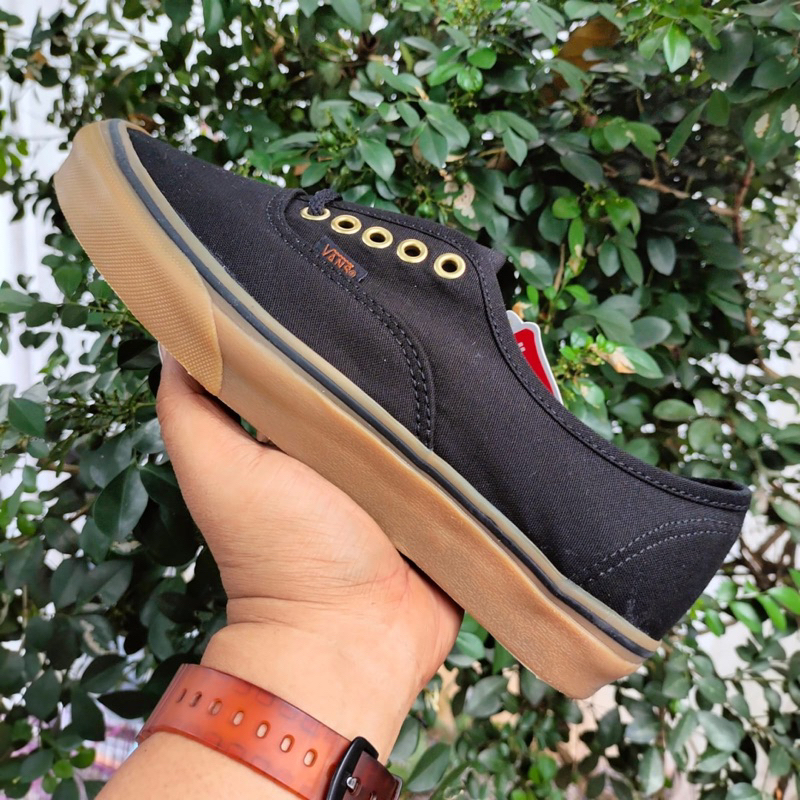Jual VANS AUTHENTIC BLACK RUBBER GUM 100% ORIGINAL | Shopee Indonesia