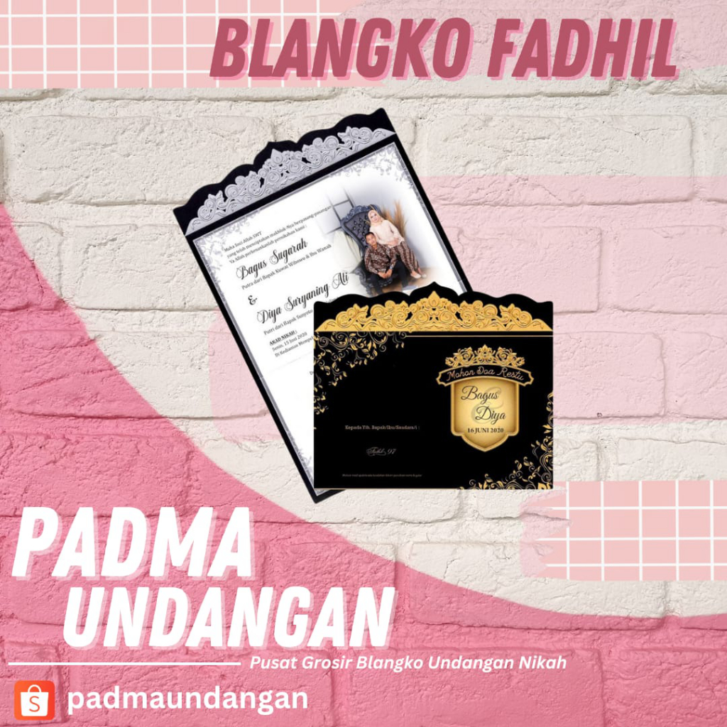 Jual Blangko Undangan Fadhil 97 | Pusat Grosir Blangko | Padma Undangan ...