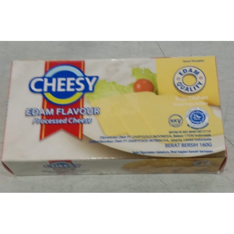Jual Keju Cheesy Edam Flavour Processed Cheddar Cheese / Cheesy 160gram ...