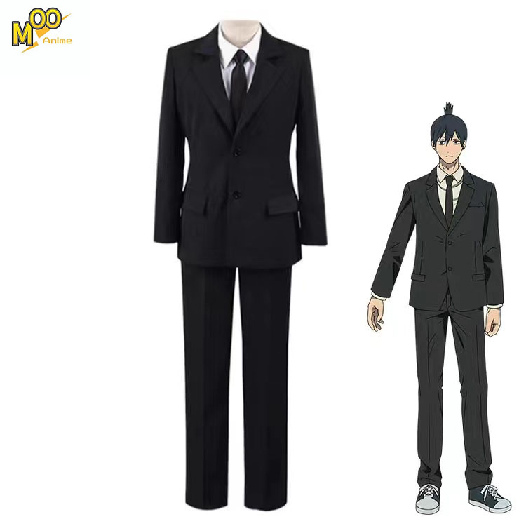 Jual Chainsaw Man - Hayakawa Aki Cosplay Costume Outfits Halloween ...