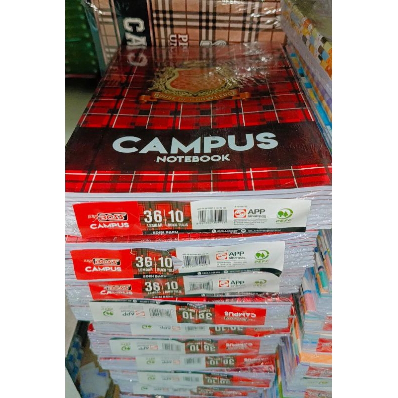 Jual BUKU TULIS BOXY CAMPUS 36 LEMBAR ( 1 PAK ISI 10 BUKU ) | Shopee ...