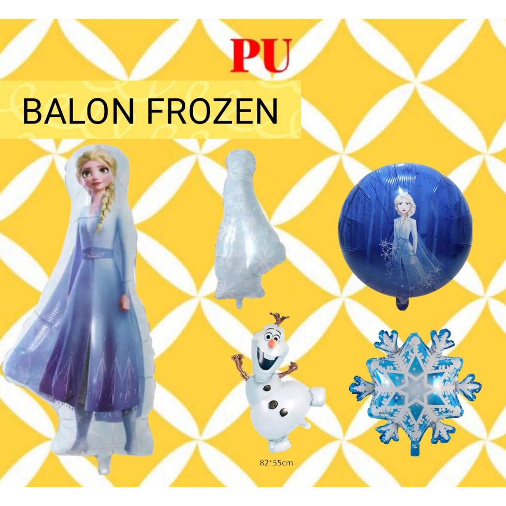 Jual Balon FROZEN ELSA ANNA / Balon Foil Elsa Anna Olaf Frozen Princess ...