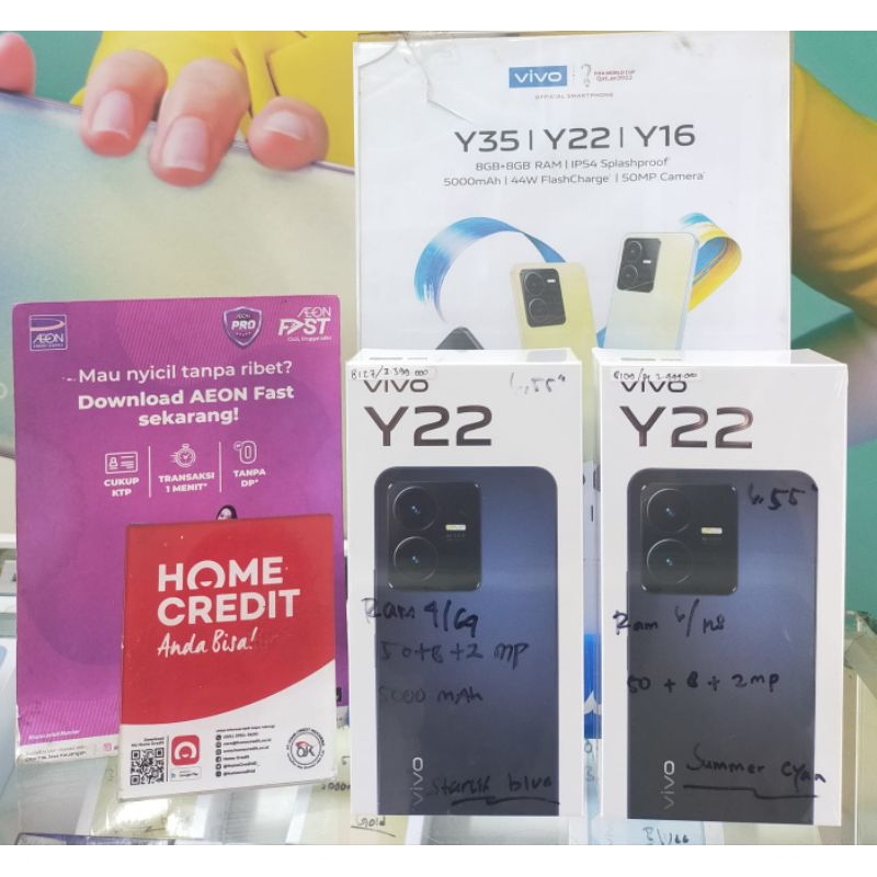 Jual HP VIVO Y22 RAM 4+4/128GB GARANSI RESMI | Shopee Indonesia