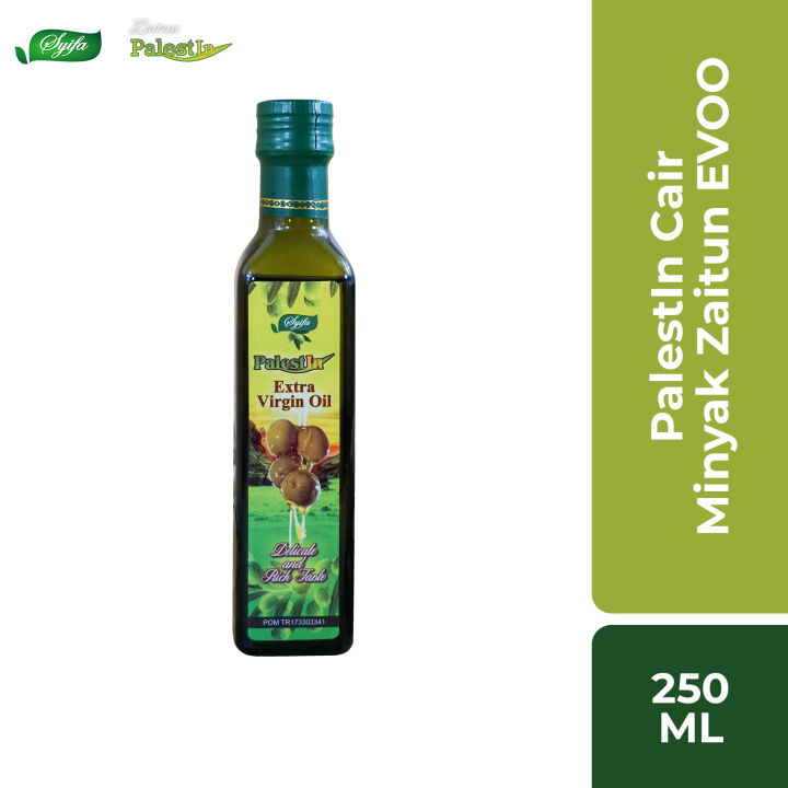 Jual Minyak Zaitun Palestin 250ml Extra Virgin Oil 100% Zitun Asli ...