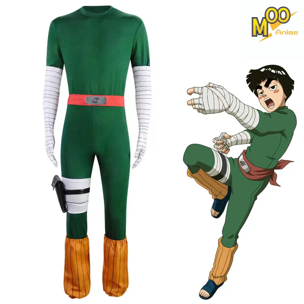 Jual Anime NARUTO cosplay costume Rock Lee cosplay costume Christmas ...