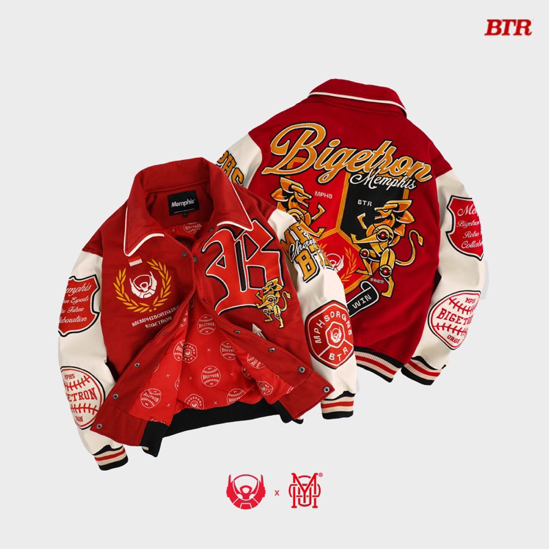 Jual [ORIGINAL] MEMPHISORIGINS X BTR BIGETRON Retro Future Varsity ...