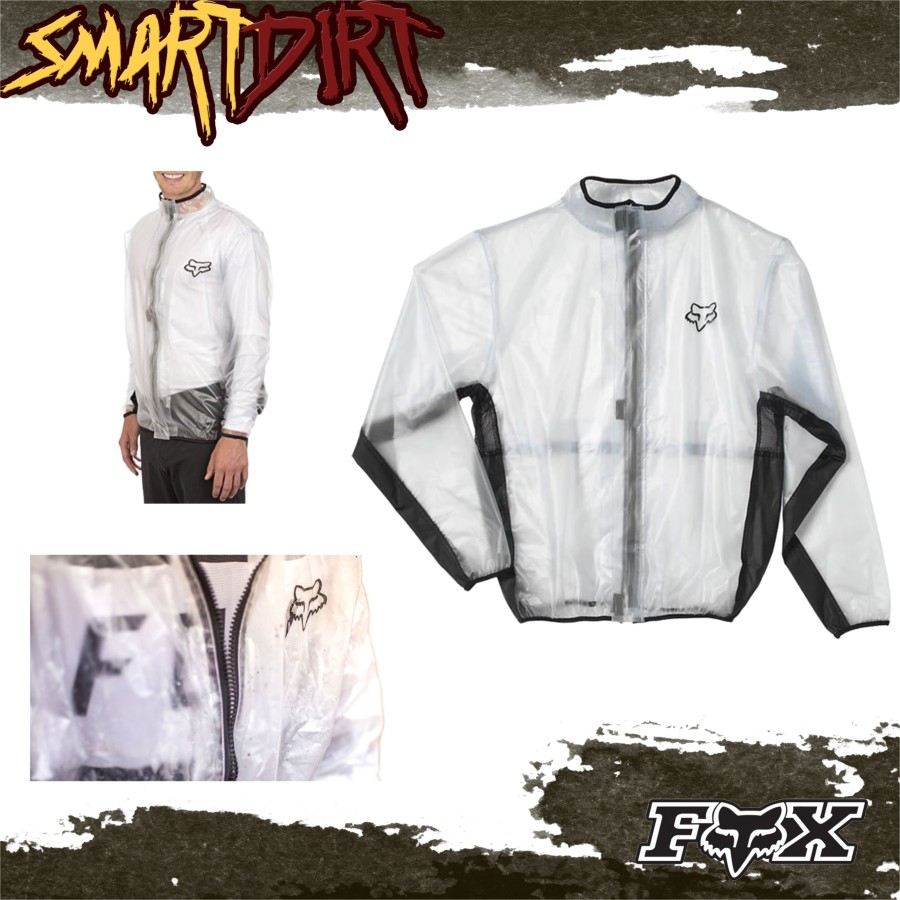 Jual Jas Hujan FOX Mx Fluid Jacket Clear FOX Fluid Racing Clear ...
