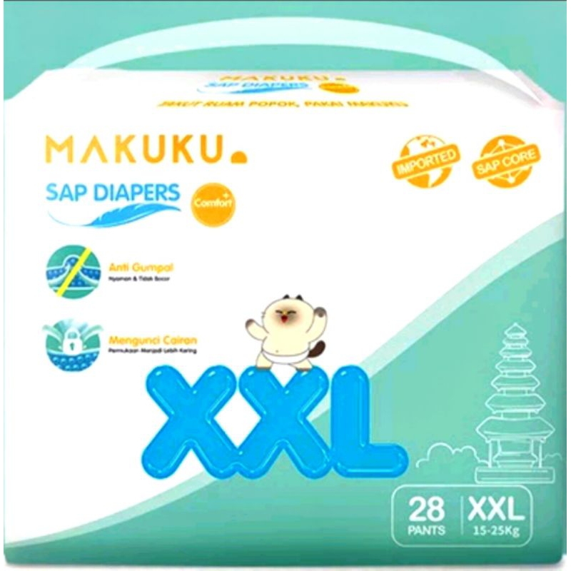 Jual Makuku Air Diapers Comfort+ / Makuku Air Diapers Comfort Fit ...
