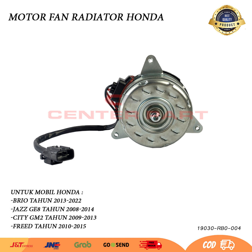 Jual motor fan radiator motor kipas radiator honda brio freed city gm2 jazz ge8 2012 2013 2014 ...