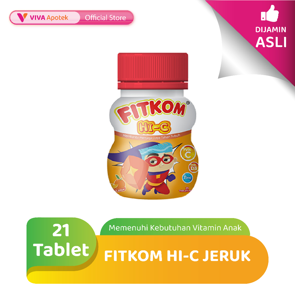 Jual Fitkom HI-C Jeruk Botol untuk Memenuhi Kebutuhan Vitamin Anak (21 ...