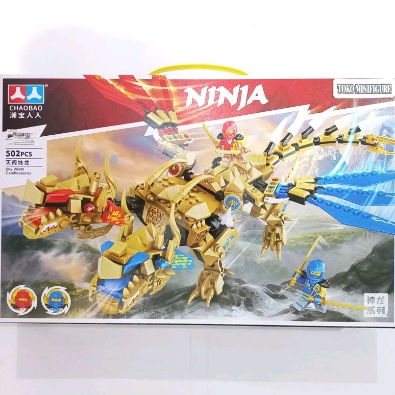 Jual MAINAN EDUKASI ANAK BRICKS NINJA DRAGON KEPALA 2 NAGA NINJA KAI ...