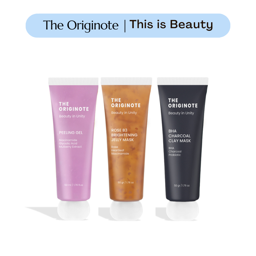 Jual The Originote Cerabiome Clay mask - Rose B3 Brightening Jelly Mask ...