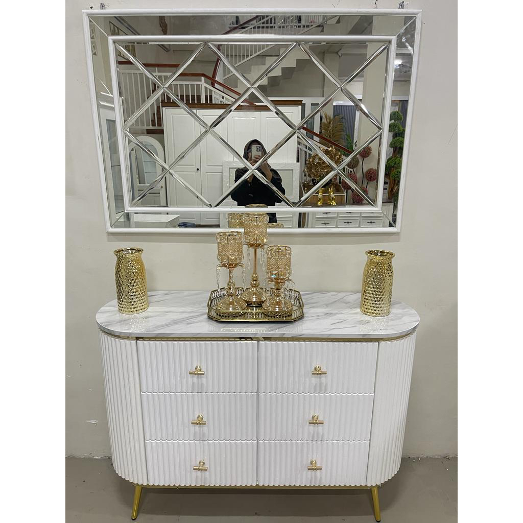 Jual BUFFET SET KACA BAVEL FULL KACA | Shopee Indonesia